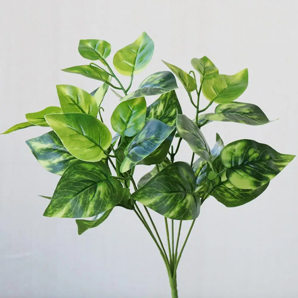 33cm-Artificial-Plant-Realistic-Fake-Leaf-Simulation-Green-Plant-Wall ...