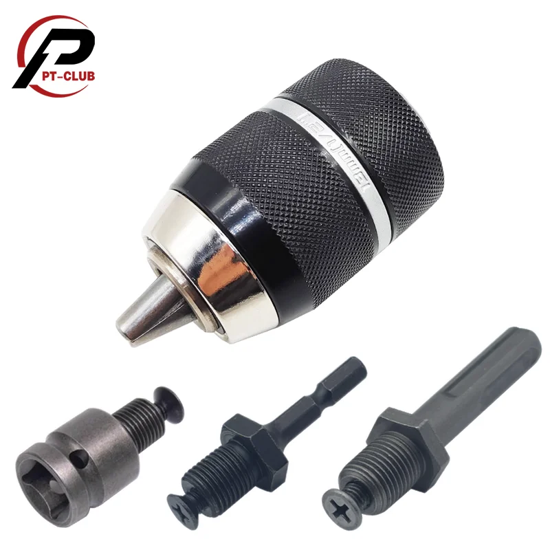 1/2-20unf 1.5-13mm Keyless Metal Drill Chuck Quick Change Adapter Sds ...