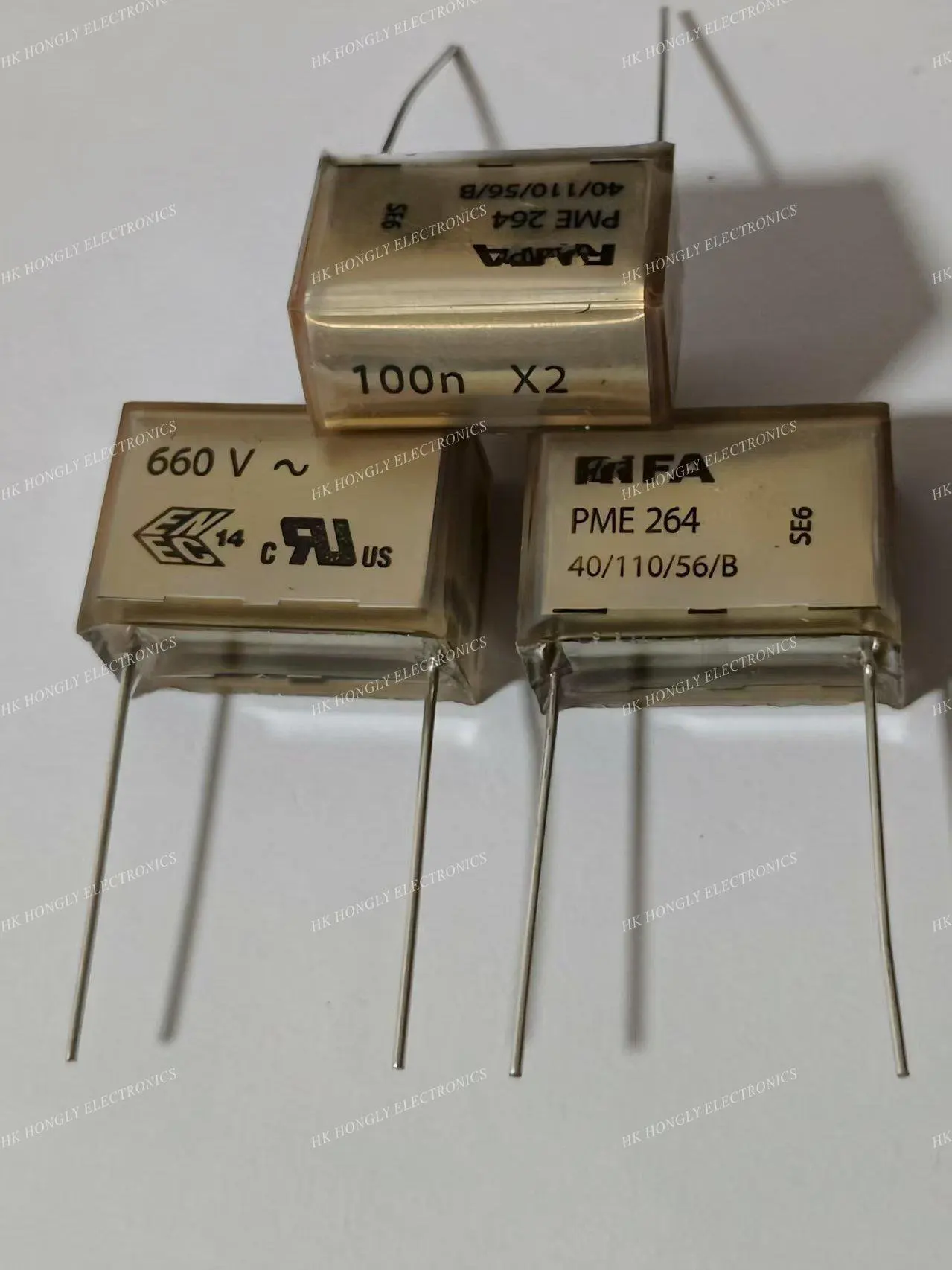 2PCS PME264 100n X2 660V 0.1UF 660VAC 100nF 104 P=25.4MM FILM CAPACITOR ...