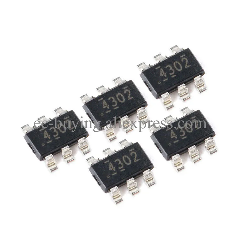 5pcs TPS54302DDCR 4302 SOT23-6 SOT23 TPS54302DDCT TPS54302DDC TPS54302 SOT-23-6 Synchronous Step ...