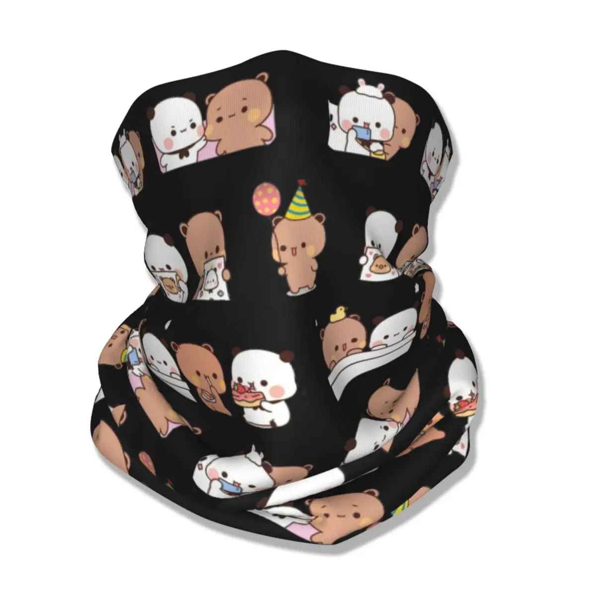 Bubu-Dudu-Bandana-Neck-Cover-Printed-Cute-Panda-Bear-Wrap-Scarf-Multi ...