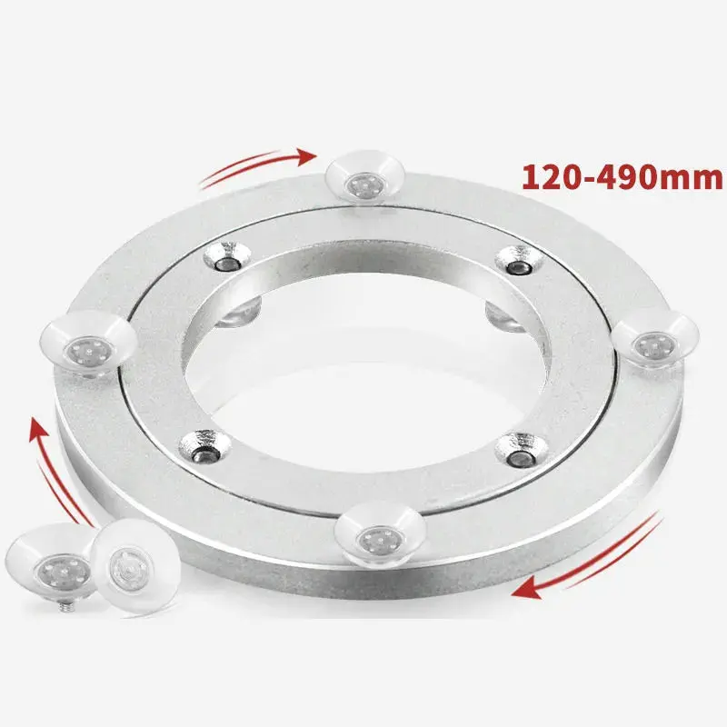 HQ Big Suckers Non-Slip Stable 300-600MM Aluminium Alloy Lazy Susan ...