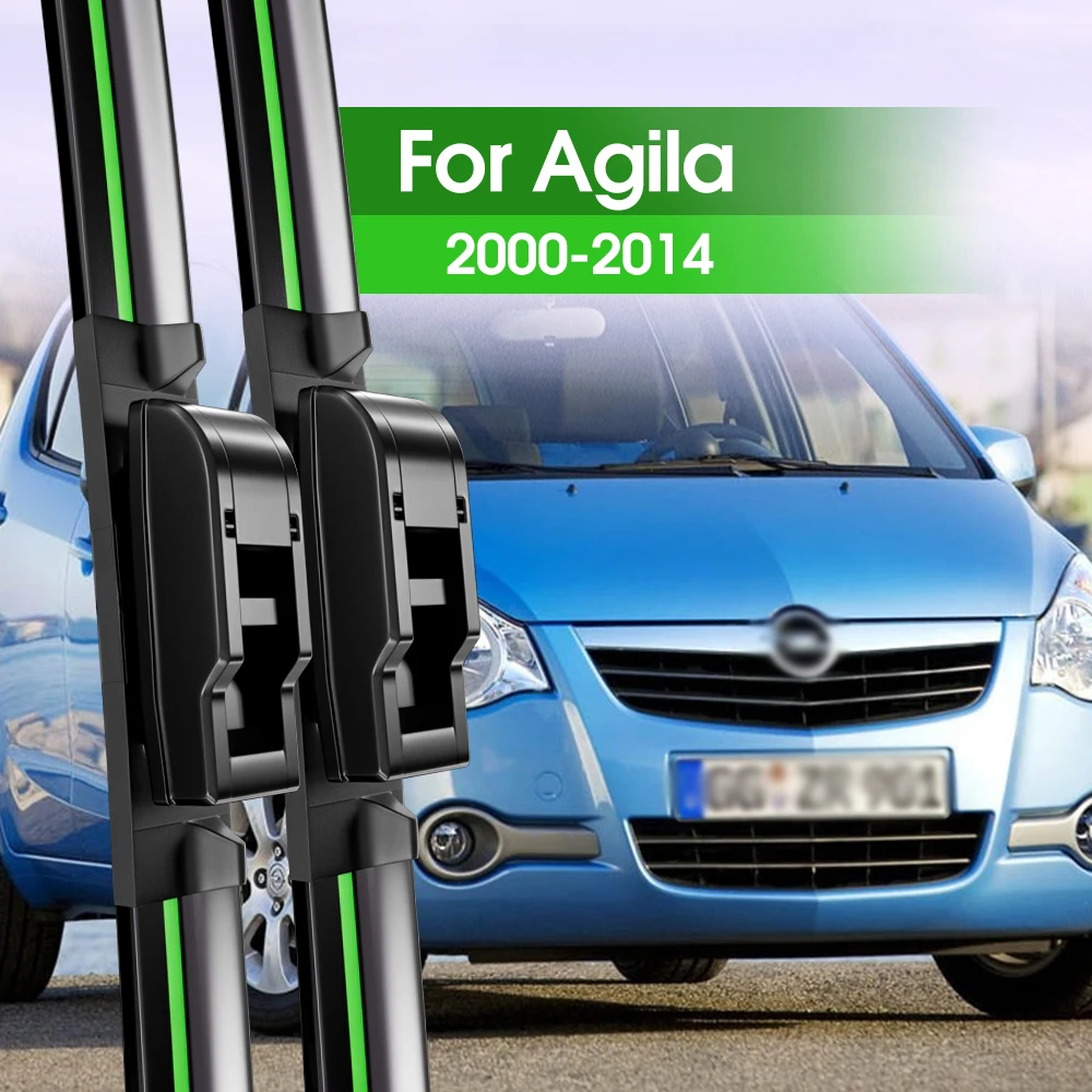 2pcs-Front-Windshield-Wiper-Blades-For-Opel-Agila-A-B-2000-2014-2002 ...
