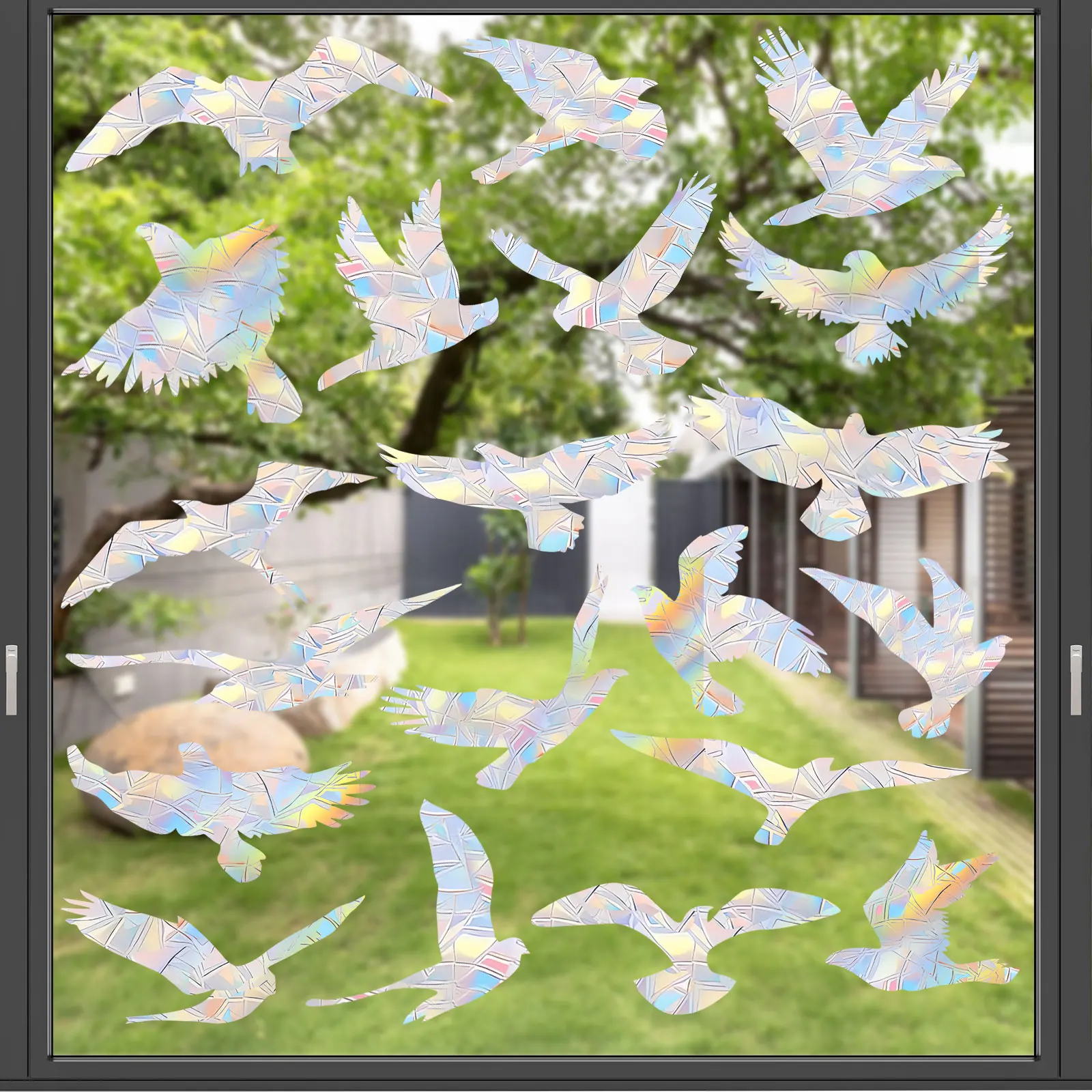 New-20Pcs-Bird-Window-Stickers-Anti-Collision-Bird-Window-Decals ...