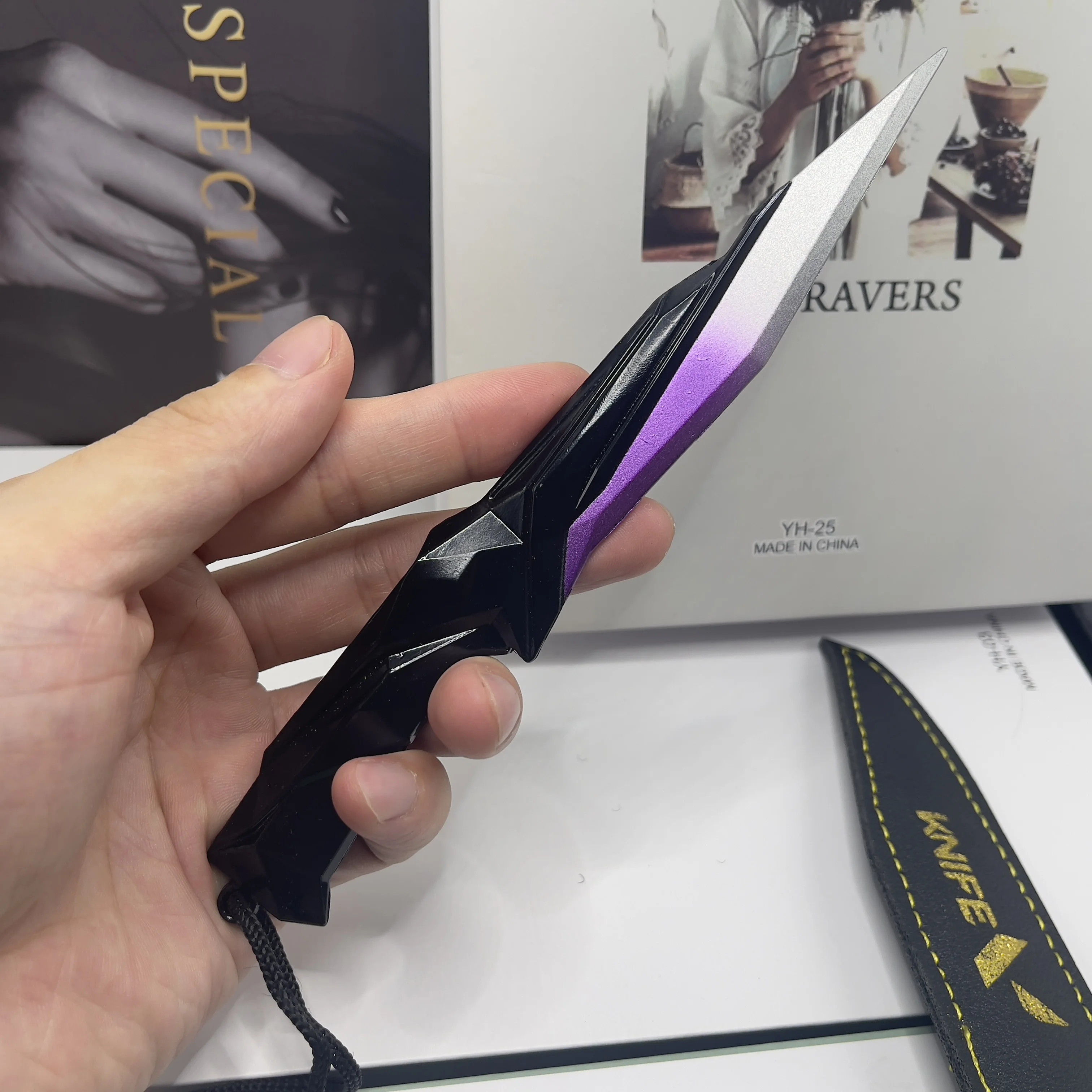 VALORANT-Game-Merch-Toy-Miniature-Singularity-Knife-Dagger-Model-18cm-7 ...