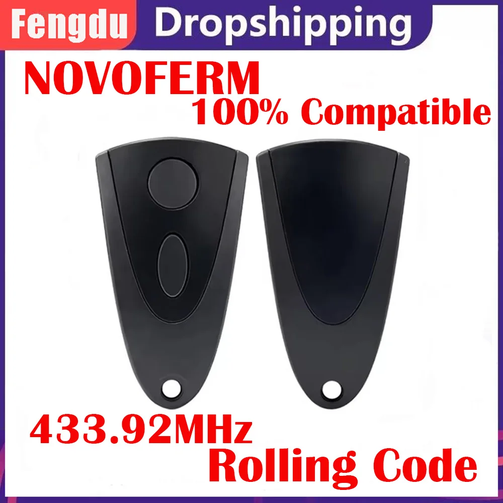 Garage-Remote-Control-433MHz-Rolling-Code-NOVOTRON-502-MAX43-2-MINI ...