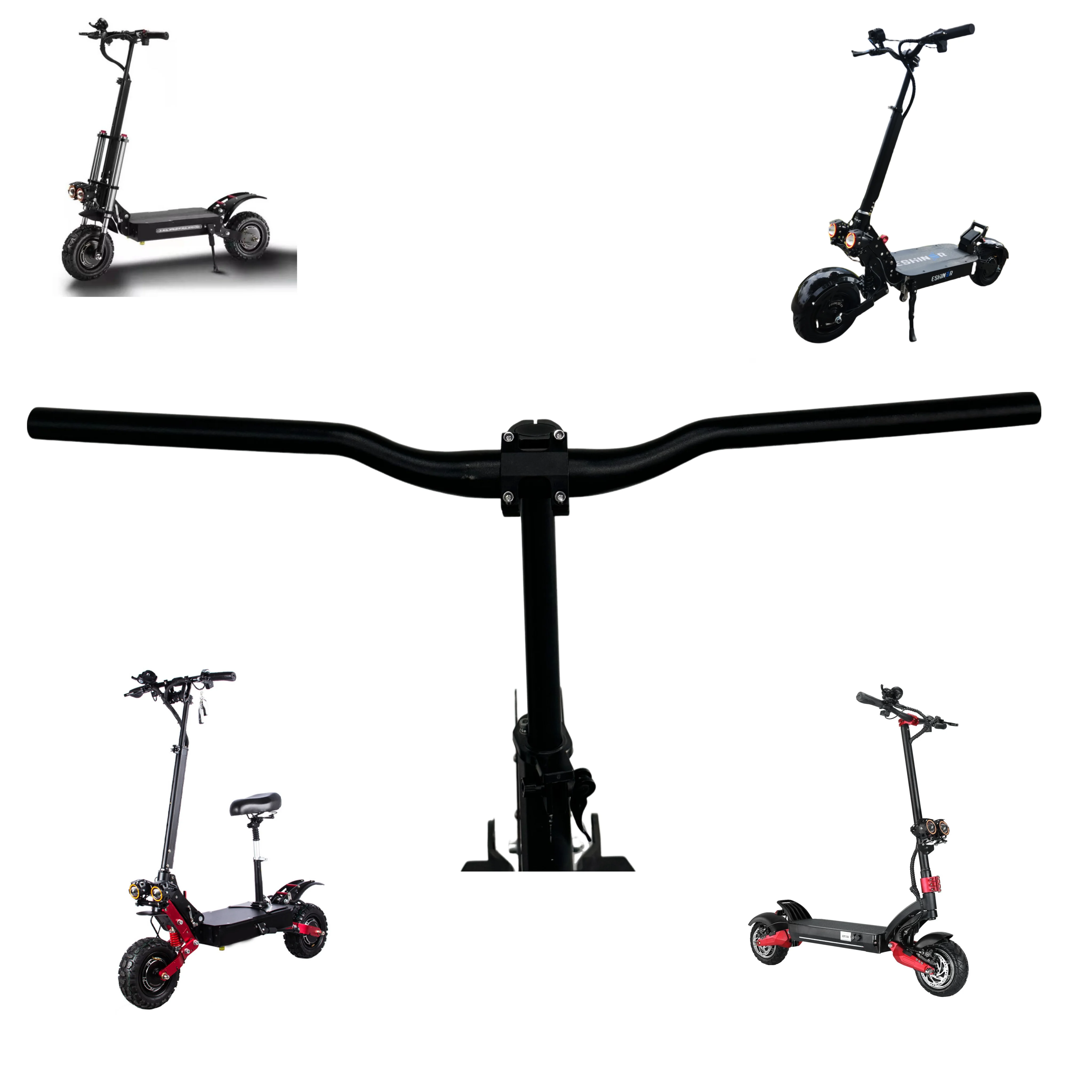 Electric-Scooter-Steering-Handle-Parts-Accessories-Aluminum-Alloy ...
