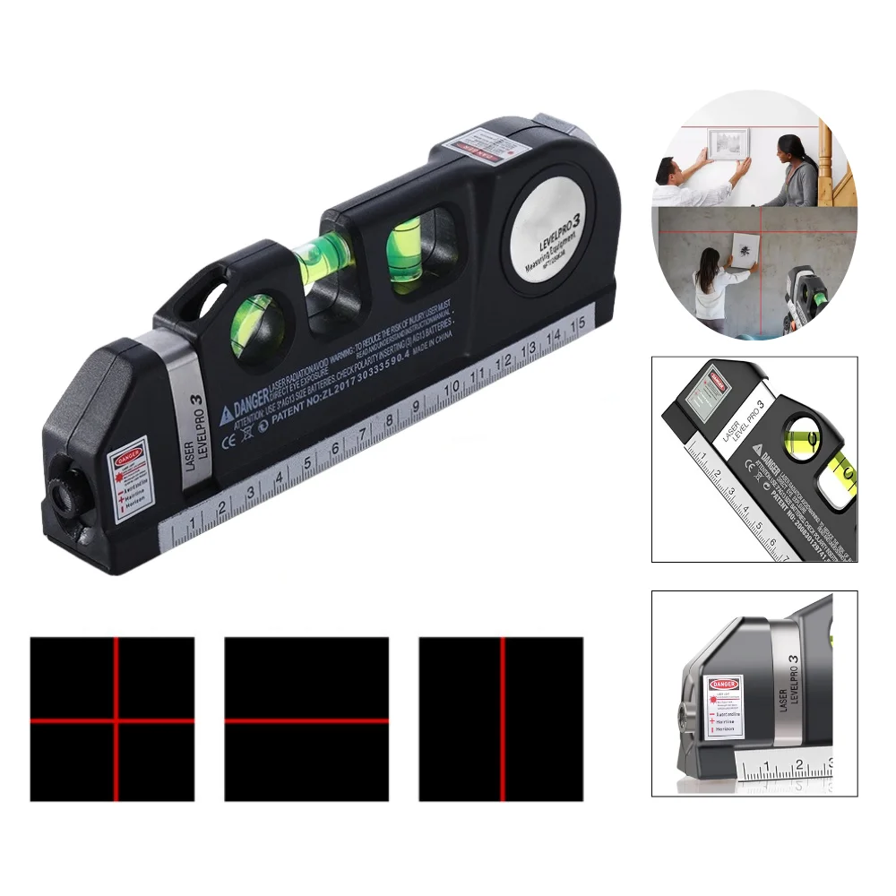 Laser-Level-Multipurpose-Line-Laser-Leveler-Tool-Cross-Line-Lasers-With ...