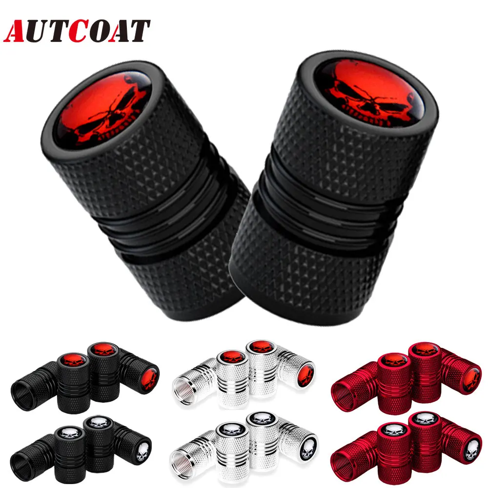 Aluminum-Tire-Valve-Caps-With-Rubber-Ring-Dust-Proof-Cover-Universal ...