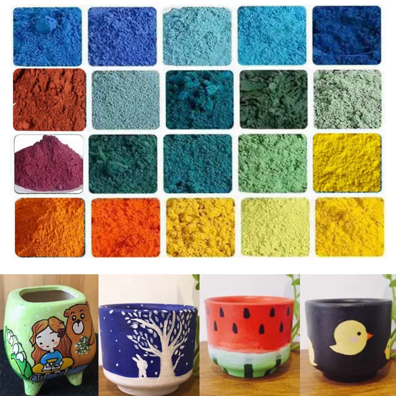 Pigmento-en-polvo-de-esmalte-de-cer-mica-pintado-a-mano-pintura-de ...