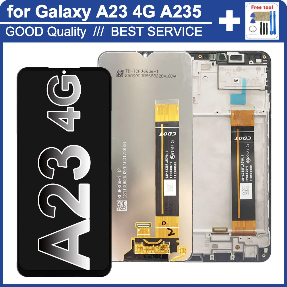 Tested-LCD-for-Samsung-Galaxy-A23-4G-A235-LCD-Display-Touch-Screen ...