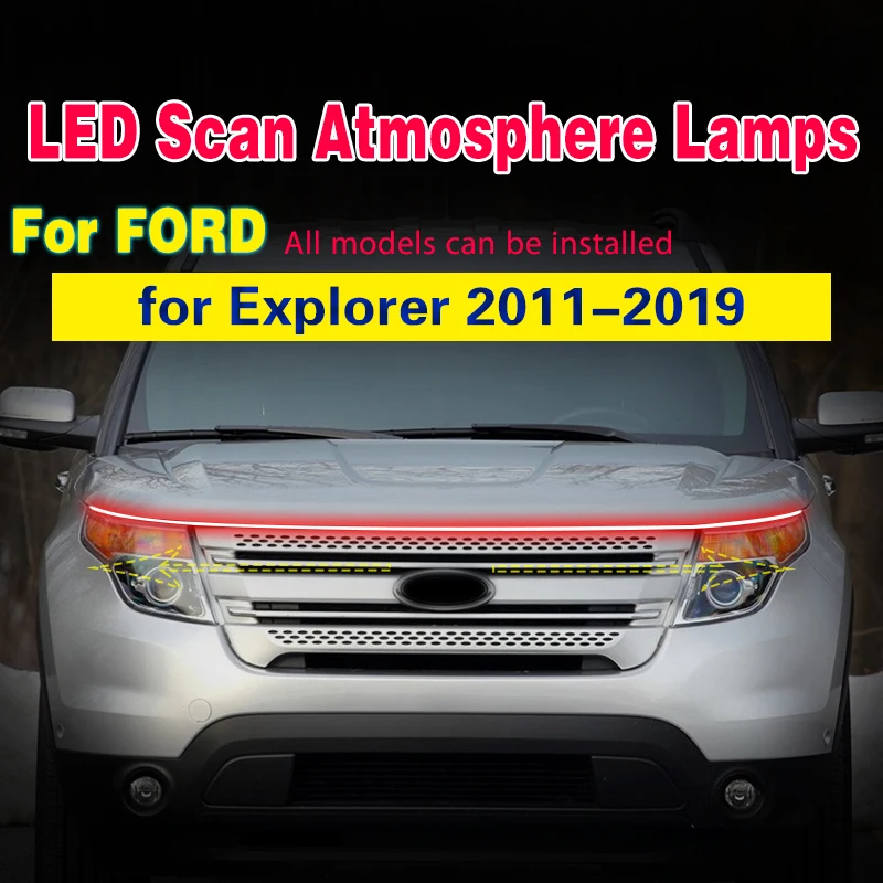 1pcs-12V-DRL-LED-Daytime-Running-Light-For-Ford-Explorer-2011-2019-Car ...
