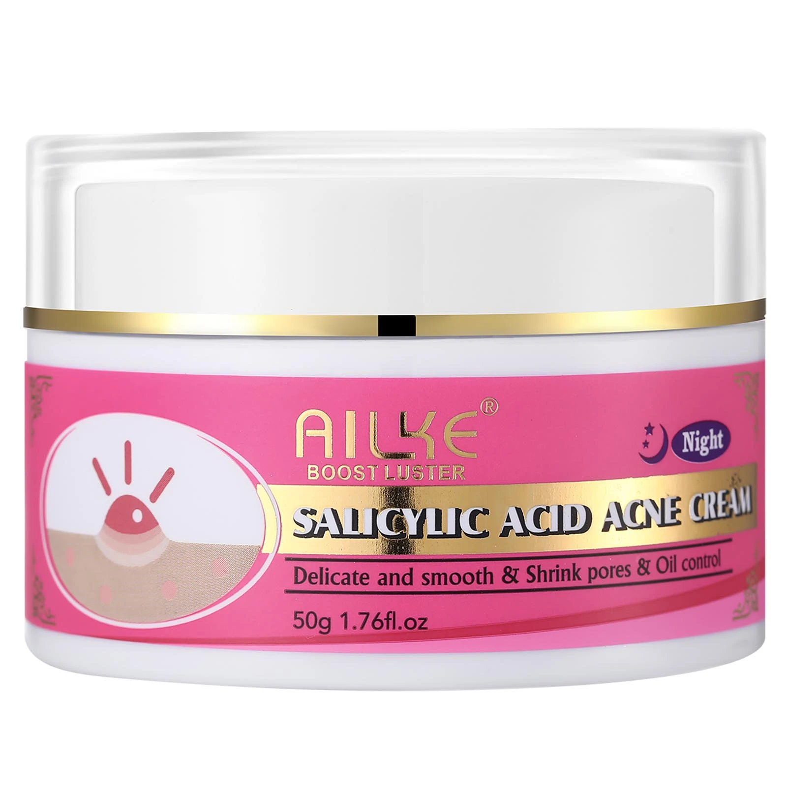 Ailke Organic Salicylic Acid Acne Cream, Effectively Defeats Acne-prone ...