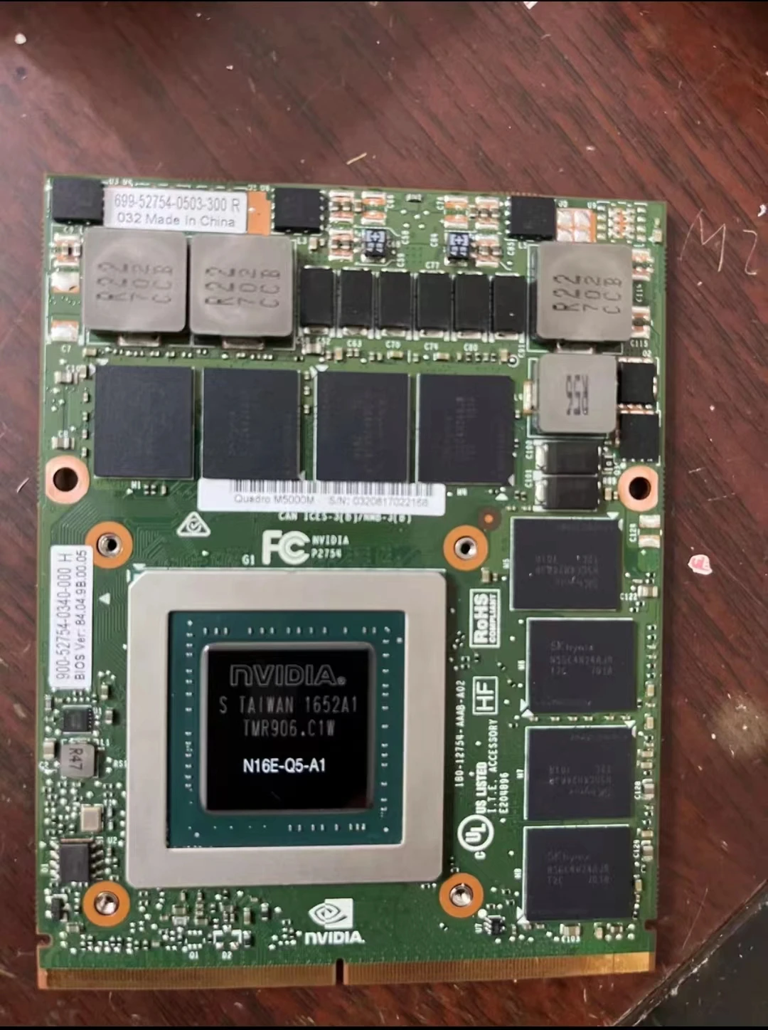 Quadro-M5000M-M5000-GDDR5-8GB-Video-Graphics-Card-N16E-Q5-A1-For-HP ...