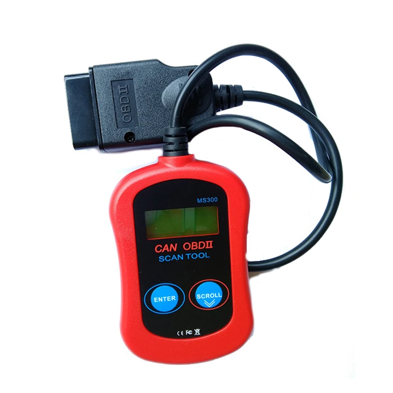 Handheld MS300 CAN BUS OBD2 Reader OBDII with Screen Automotive Fault ...