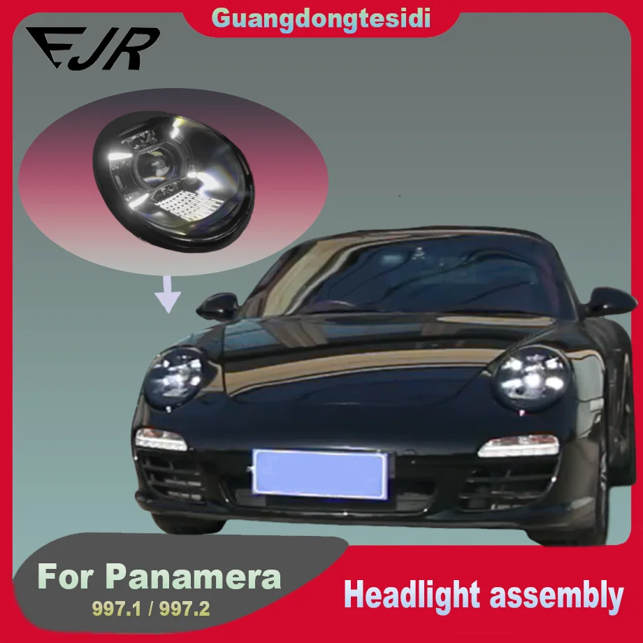 Car-Accessories-LED-Headlight-For-Porsche-Head-Front-Light-997-1-2005 ...