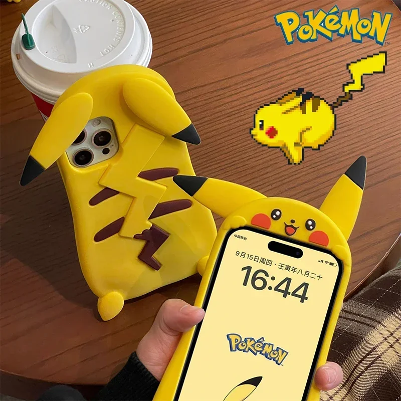 Pokemon-Pikachu-Phone-Case-for-Iphone-14promax-13-12-11-Pro-Max-Anime ...