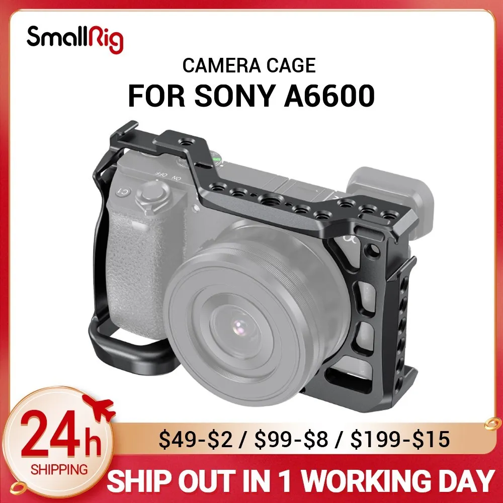 Smallrig A6600 Camera Cage For Sony A6600 With Cold Shoe Mount 1/4 ...