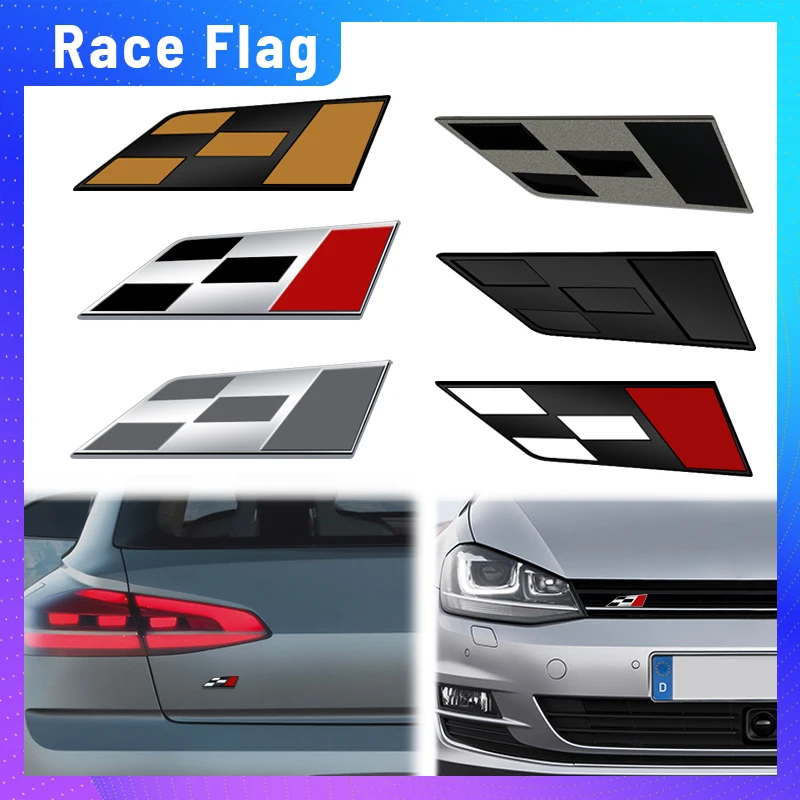 1PCS Metal Race Flag Logo For Seat Cupra Leon Ibiza Arona Exeo FR Altea ...