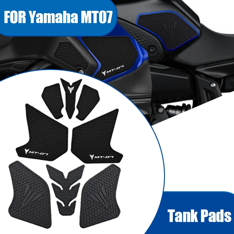 For YAMAHA MT07 MT-07 Motorcycle Tank Pads mt07 mt 07 2018-2023 Non ...