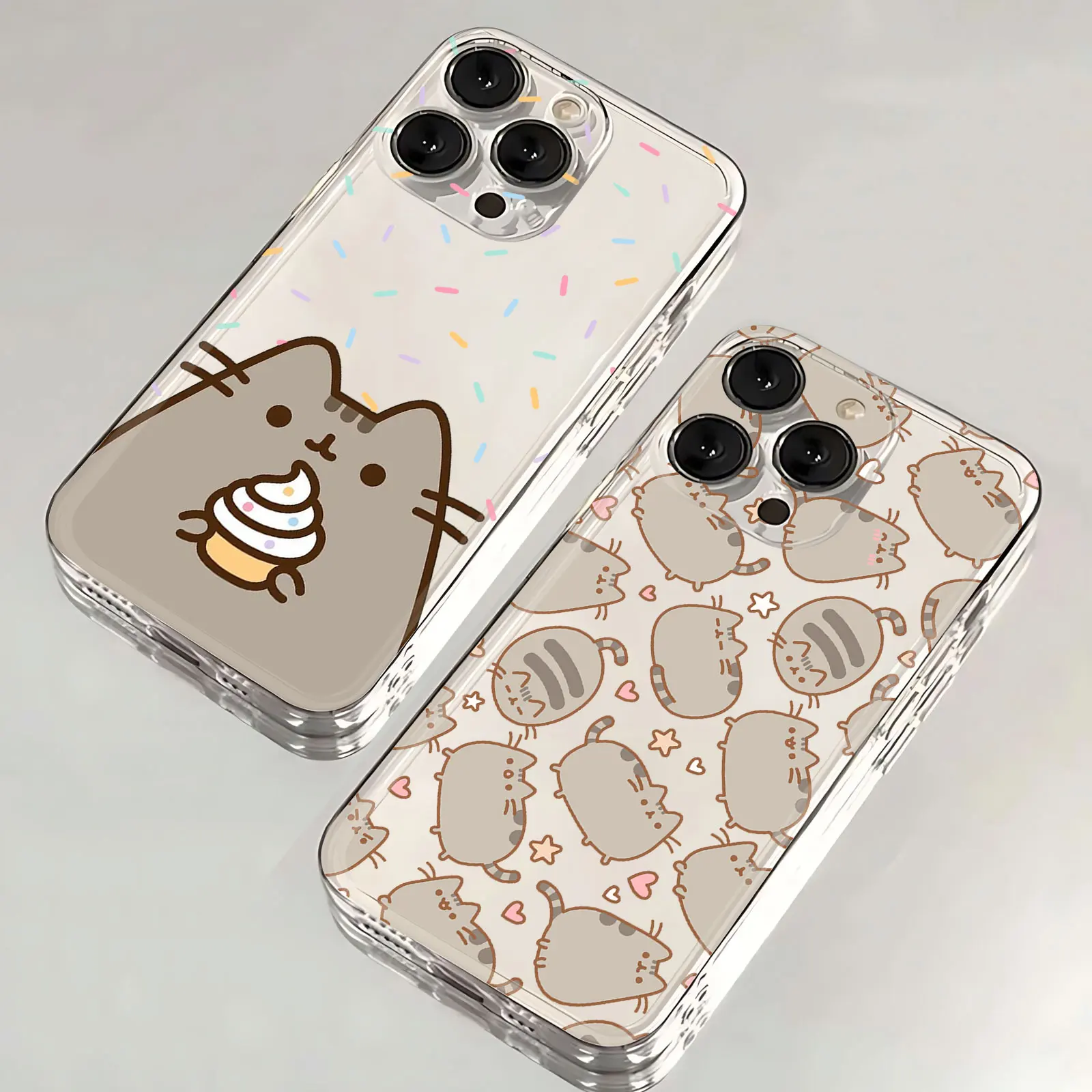 P-usheen-gato-caso-claro-para-samsung-a73-a72-a71-a55-a52-a51-a50-a35 ...