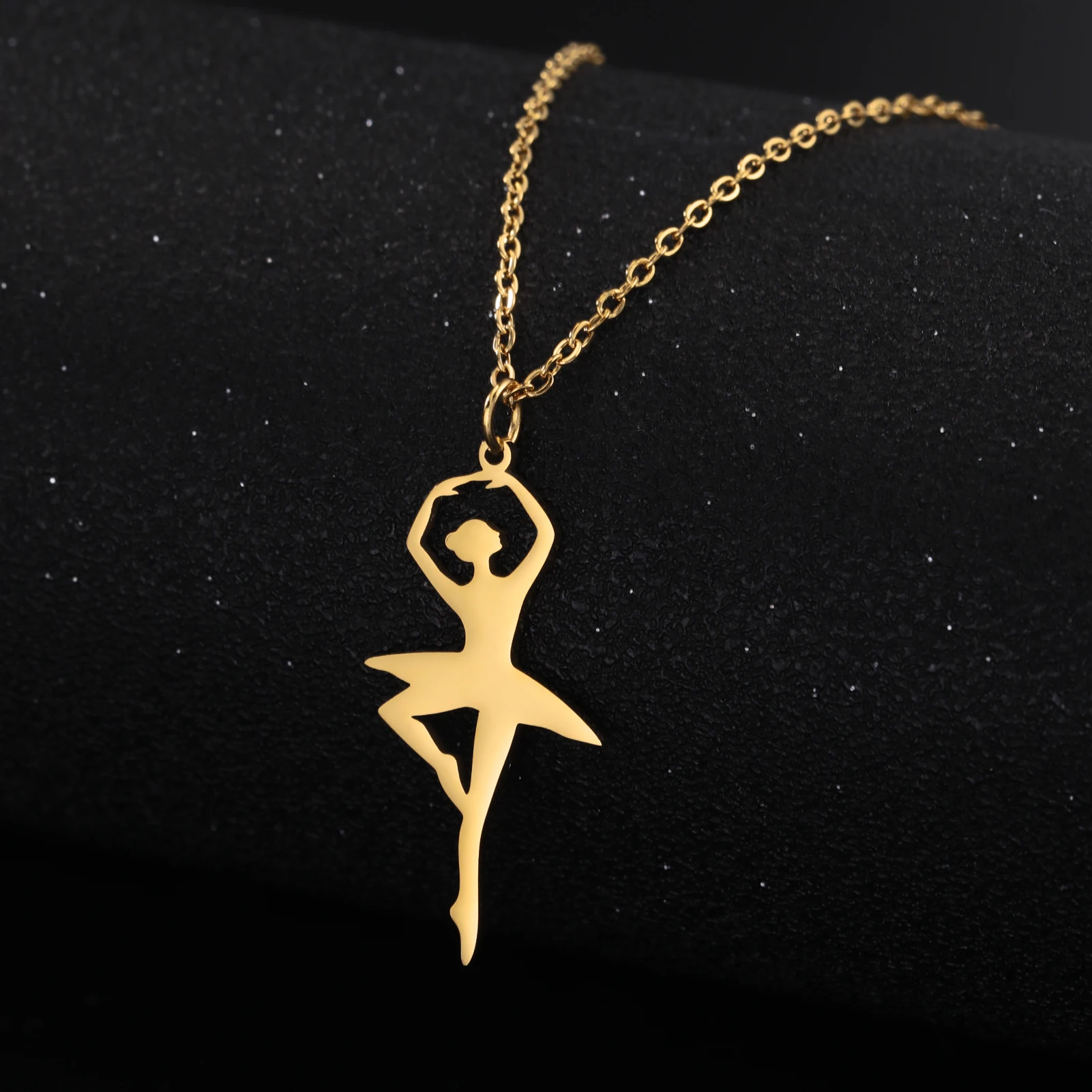 Vassago-Gymnastics-Dancer-Necklace-Cheerleader-Performer-Stainless ...