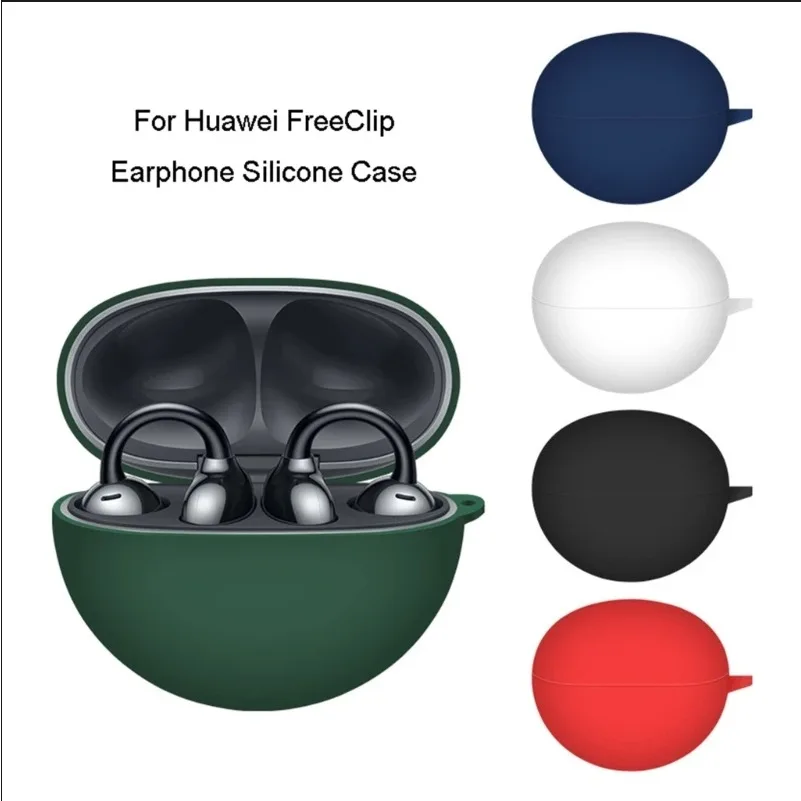 Silicone TPU Case for Huawei Free Clip Case Earphone Headset Soft Cover ...