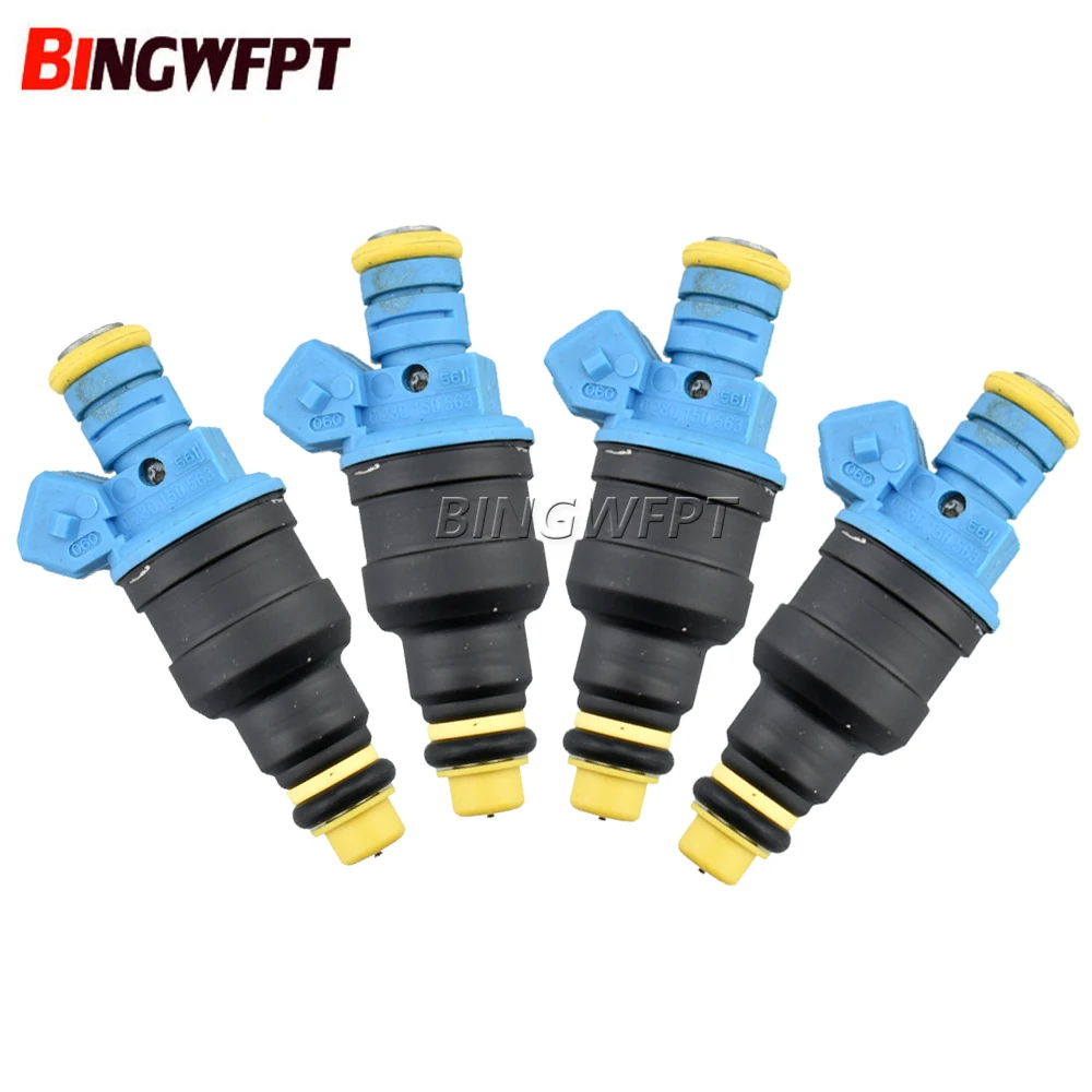 4PCS 연료 인젝터 0280150563 고 임피던스 0 280 150 563 튜닝 및 레이싱 카용 EV1 0280150842 ...