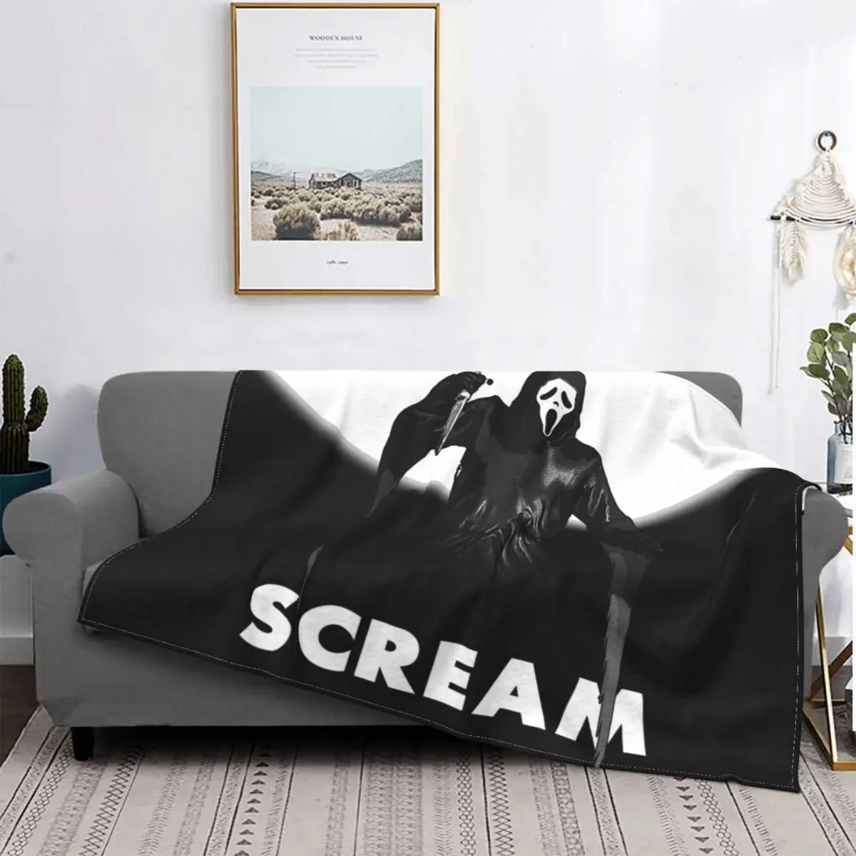 Ultra Soft Fleece Scream 2 Throw Blanket Warm Flannel Horror Movie ...