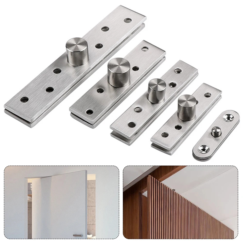 Stainless-Steel-Rotating-Door-Hinge-360-Degree-Rotation-Axis-Up-and ...