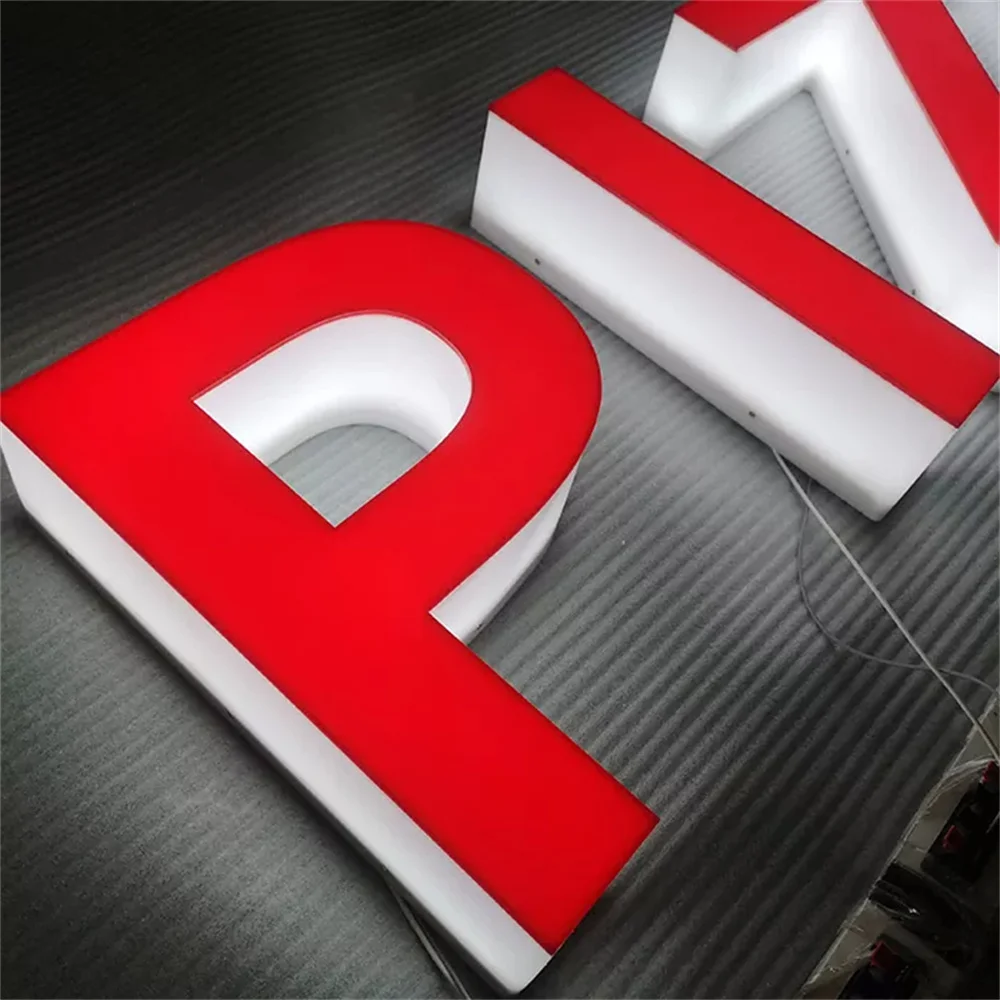 Letreros 3D para exteriores, letrero para publicidad, tienda, nombre ...