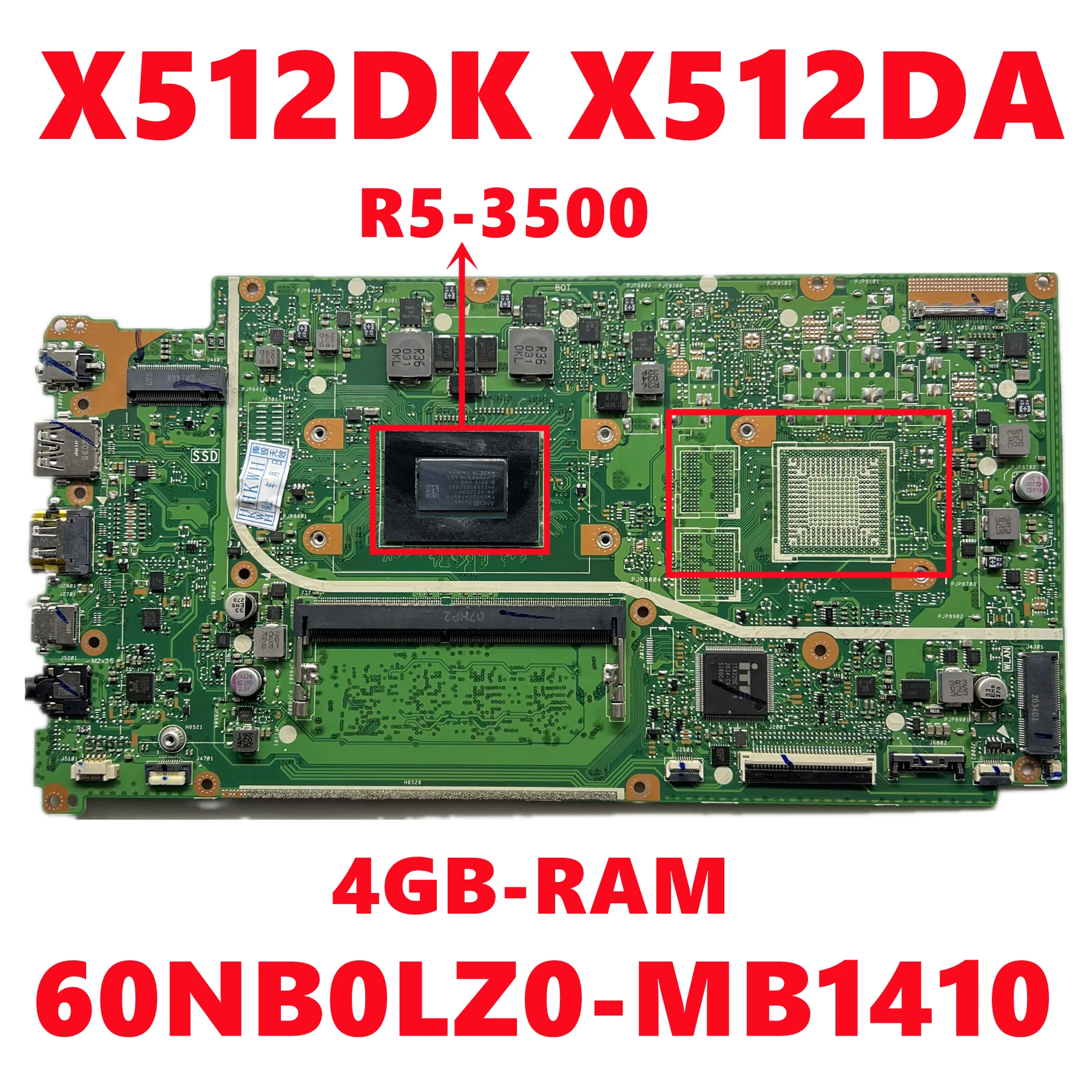 60NB0LZ0-MB1410-X512DK-REV-2-1-For-Asus-F512DA-X512D-X512DA-X512DK ...