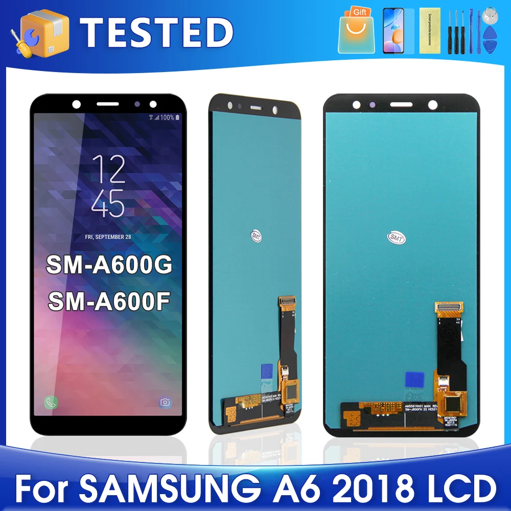 5-6-A6-2018-For-Samsung-For-A600-A600F-A600A-A600N-A600U-LCD-Display ...