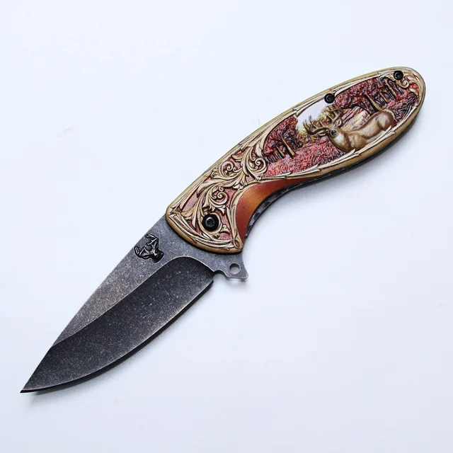 Survival Hunting Camping Tactical Folding Blade Utility Pocket Knife ...