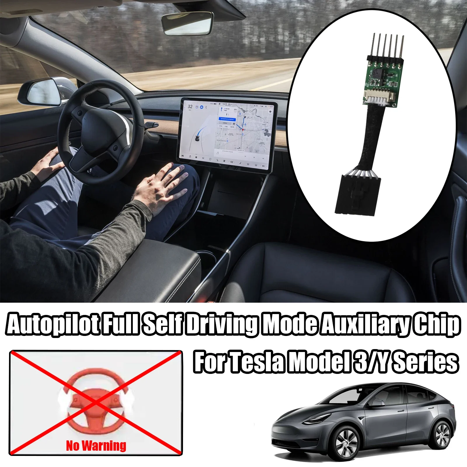 For-Tesla-2017-2023-Model3-Y-FSD-AP-Assist-Auxiliary-Chip-Infinite ...