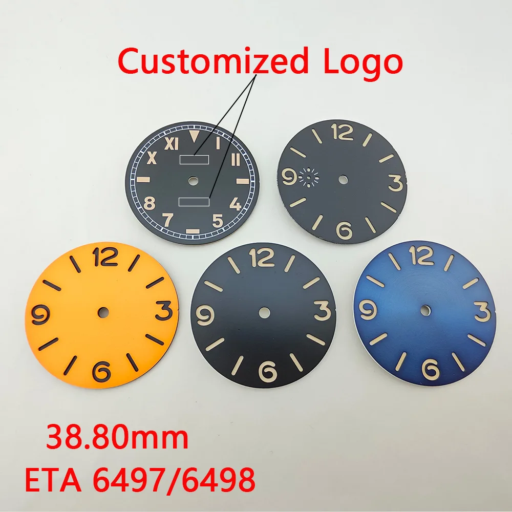 38-8mm-Dial-ETA-6497-6498-Dial-DIY-Custom-LOGO-ETA-6497-6498-Luminous ...