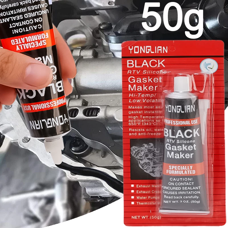 Car Black Silicone-free Sealant Universal Waterproof and Oil-resistant ...