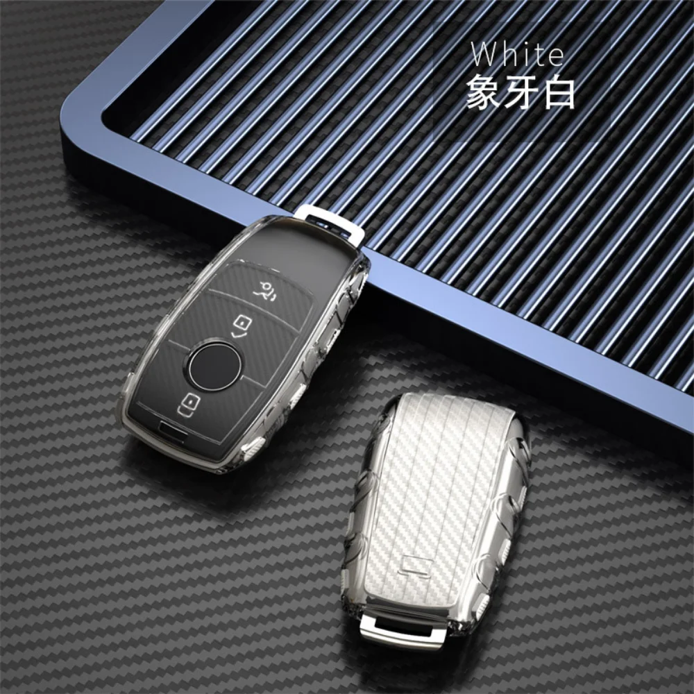 TPU Car Remote Key Fob Cover Case Holder for Mercedes Benz W207 A C E S ...