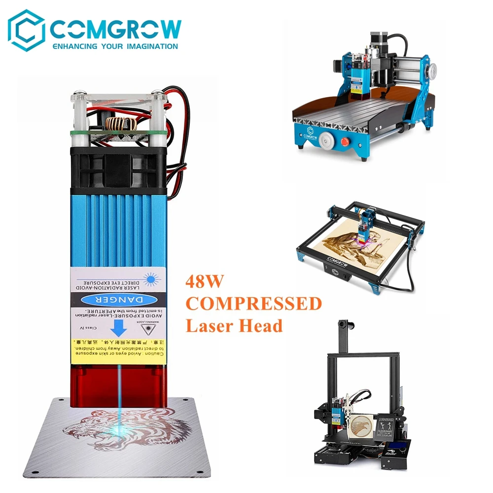Comgrow 48w Compressed Laser Engraver Kits 3018 Cnc Laser Cutting ...