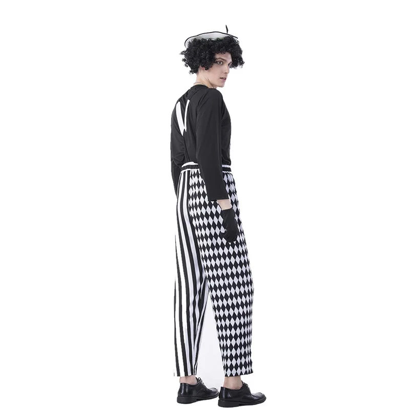 Halloween Sexy Harley Costume Adult Funny Naughty Joker Circus Clown ...