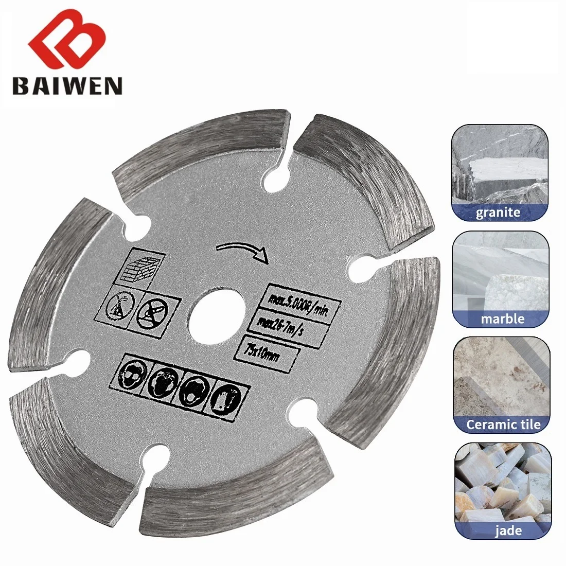3-inch-Diamond-Blade-75mm-x-10mm-Segmented-Diamond-Saw-Blades-Cutting ...