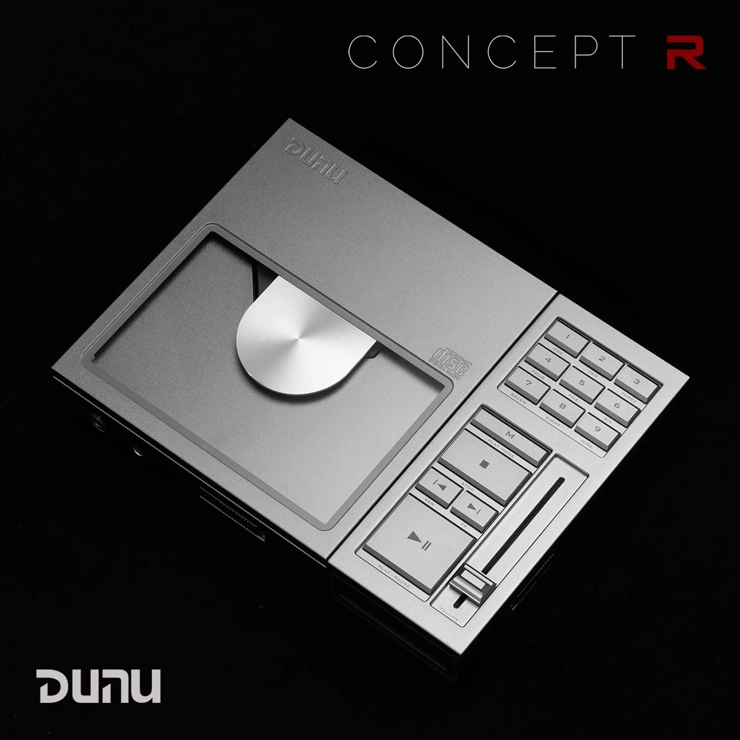 DUNU CONCEPT R ポータブル CD プレーヤー、レコードプレーヤー、ターンテーブルバランスデコーディングヘッドフォンアンプ、レトロ ...