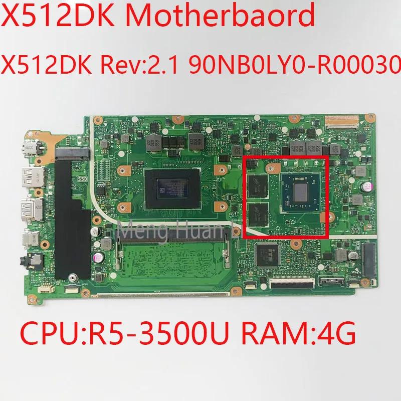 X512DK-Motherbaord-90NB0LY0-X512-Motherboard-X512DK-Rev-2-1-For-ASUS ...
