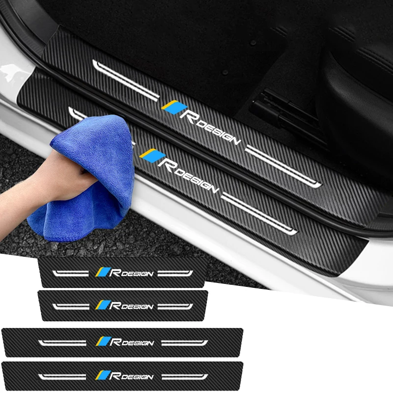 Auto-Door-Entry-Guards-Pedal-for-Volvo-R-DESIGN-Logo-Car-Door-Threshold ...