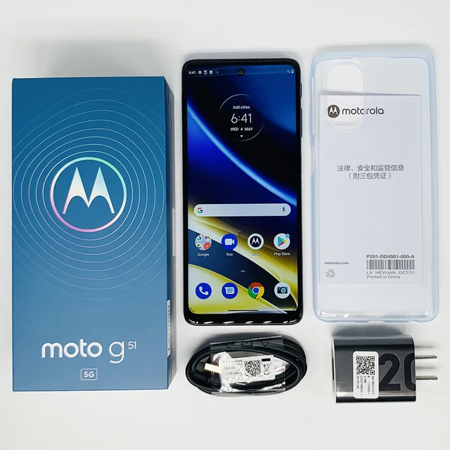 Global Rom Motorola Moto G51 8GB 128GB Mobile Phone 50MP 6.8'' FHD ...