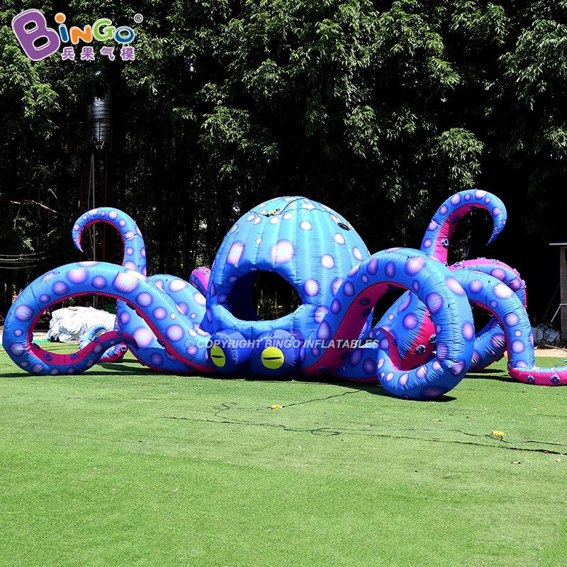 Large Inflatable Octopus Dj Cabin With Led Lights For Bar Party Stage ...