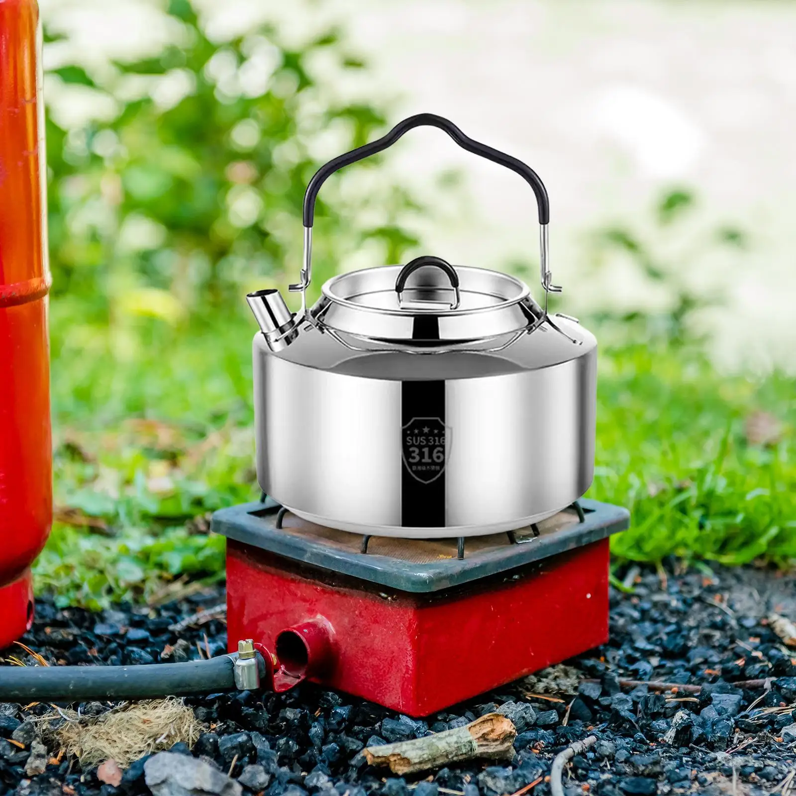 1-5L-Camping-Water-Kettle-Anti-Scald-Handle-Lightweight-Cook-Pot-Teapot ...