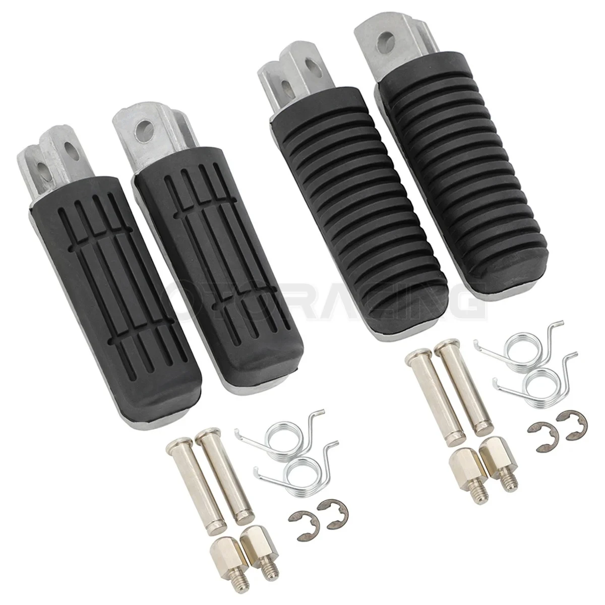 Motorcycle Front Foot Pegs Footrest For Yamaha FJR 1300 FZ1 FZ400 FZ6R ...