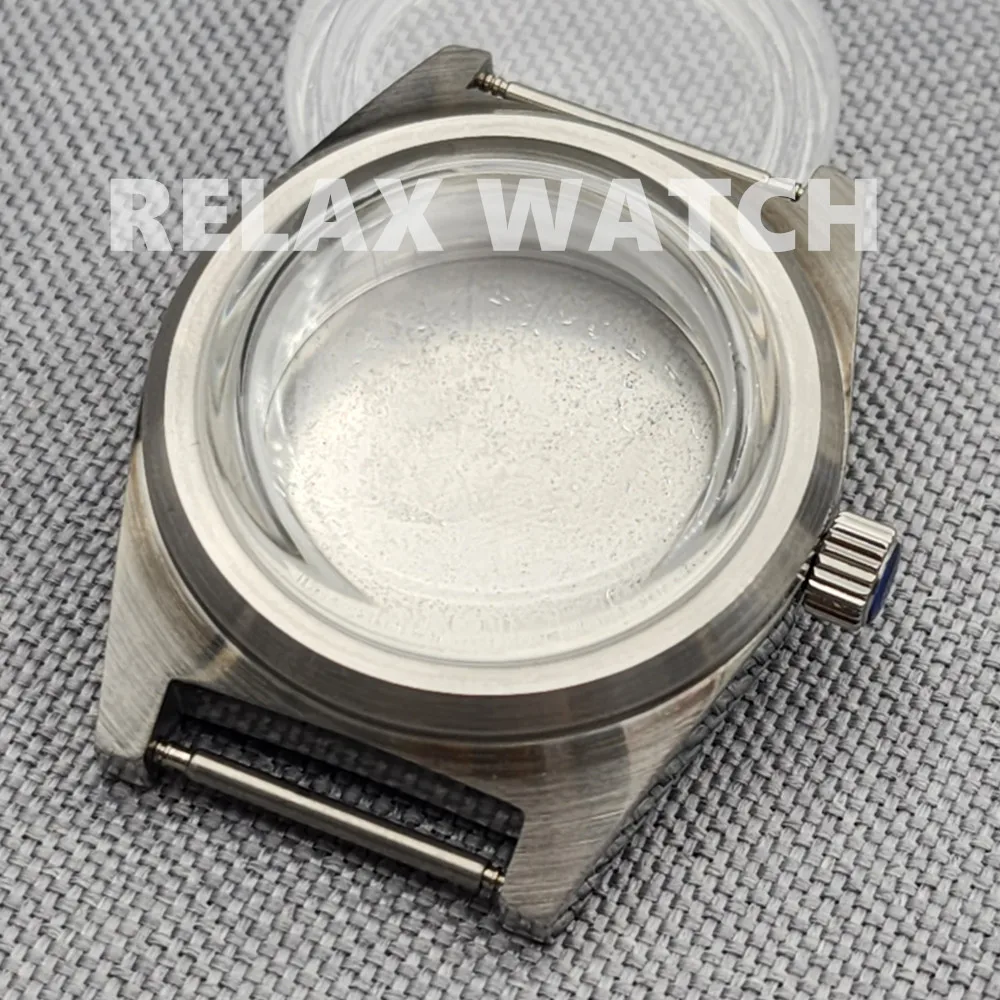 38mm-Arched-Glass-Vintage-Stainless-Steel-Watch-Case-Fit-Japan-NH35 ...