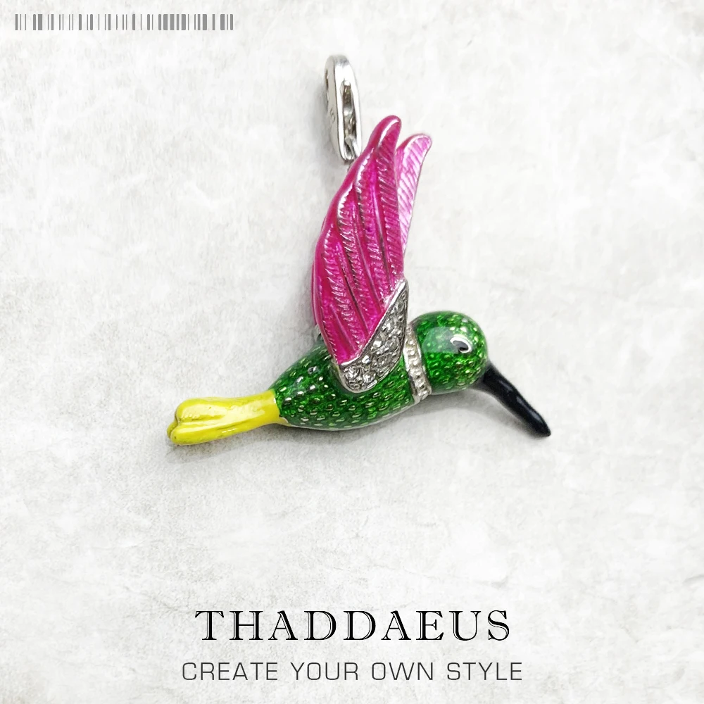 925 Silver Hummingbird Pendant | Hummingbirds Jewelry - Pendant New ...